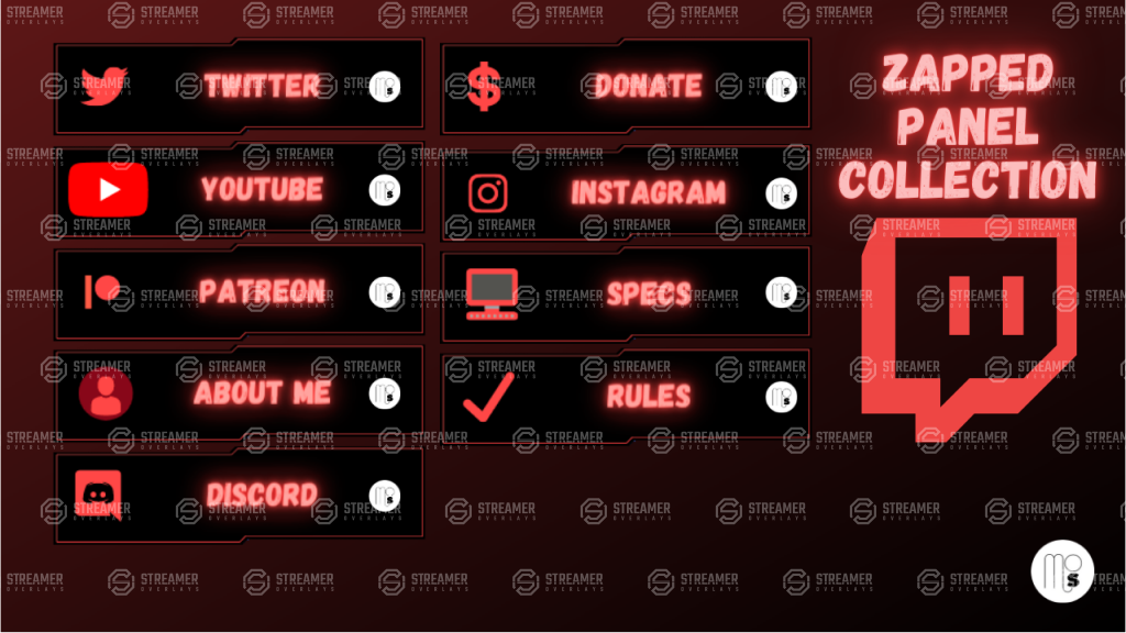 Valorant Twitch Panels | Streamer Overlays | Esports Marketplace