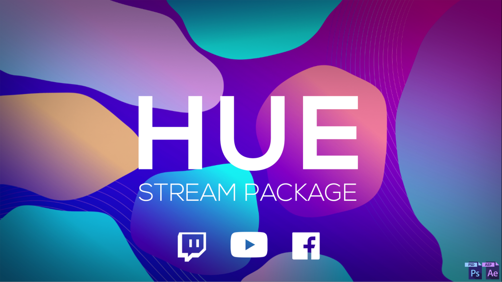 GRADIENT VIEW BRB SCREEN - Streamer Overlays