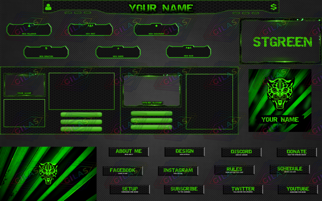 Shadow WoW Twitch Overlay - Streamer Overlays