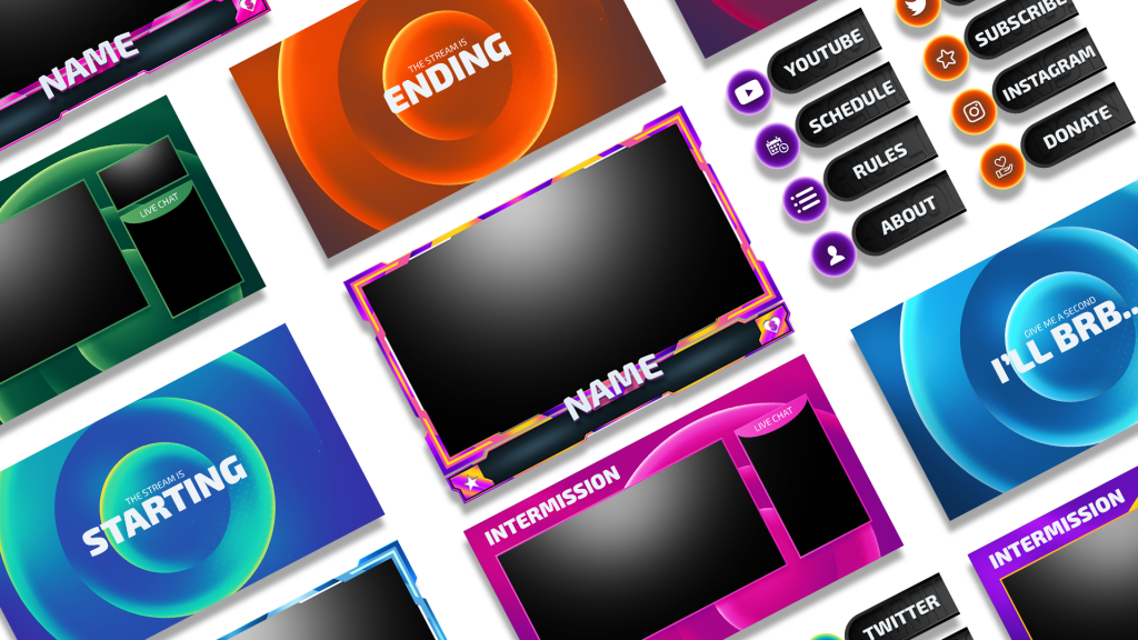 World of Warcraft Stream Overlay Package | Premium Streamer Overlays