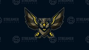 Dragon Mascot Logo - Streamer Overlays