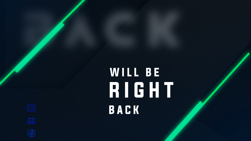 Green Streamer Overlay - Streamer Overlays