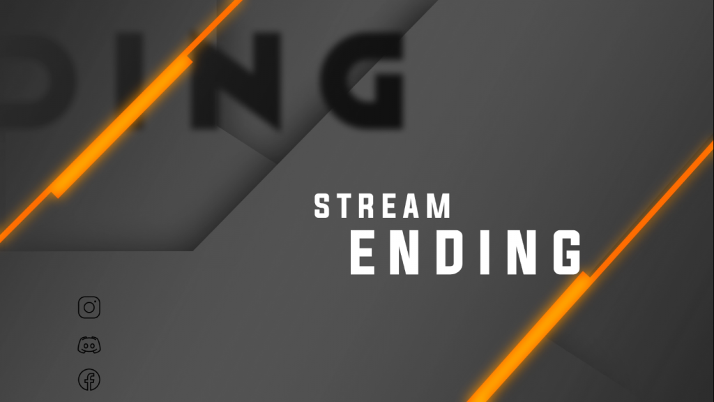 Dark glow - BRB Screen - Streamer Overlays