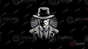 Mafia boss esports logo - Streamer Overlays | logo marketplace